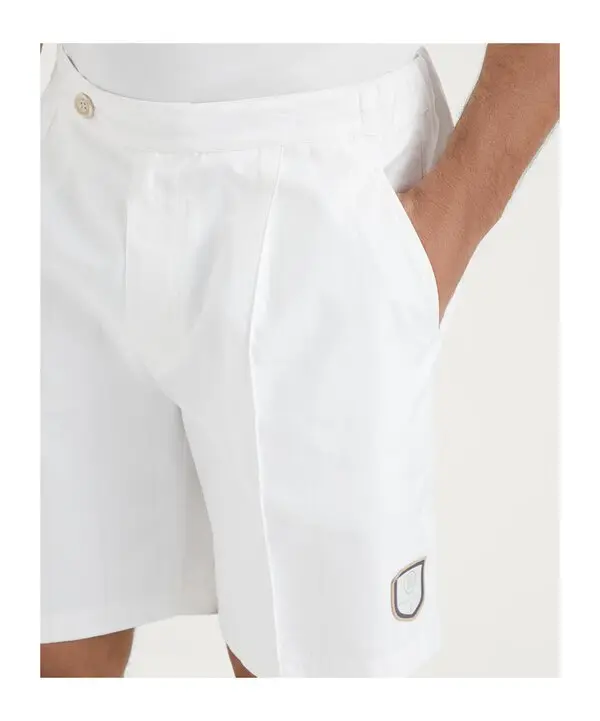 Brunello Cucinelli Tailored Shorts With Logo Appliqu