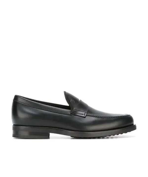 TOD'S Classic Penny Slip-on Loafers - Black