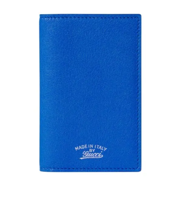 Gucci Lira Card Case - Bright Blue