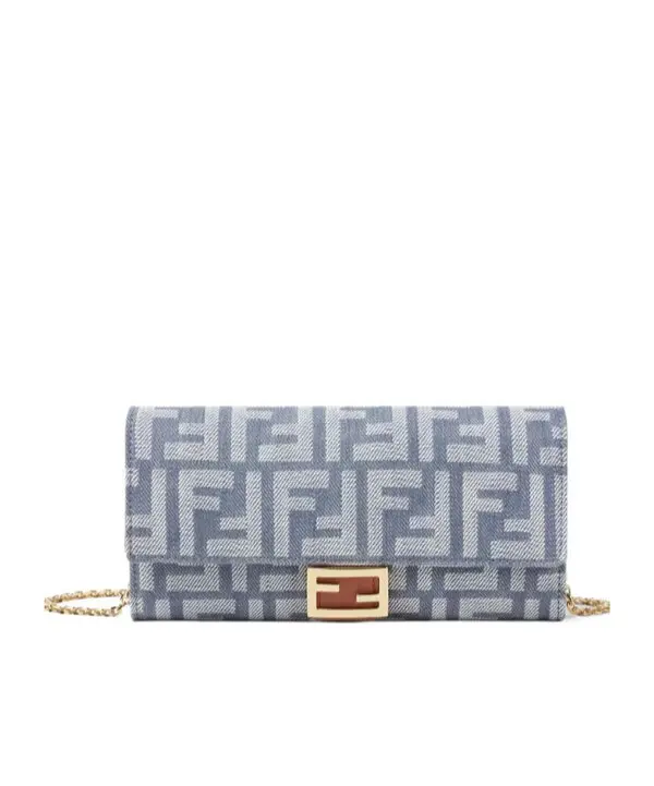 Fendi Chain Logo Wallet