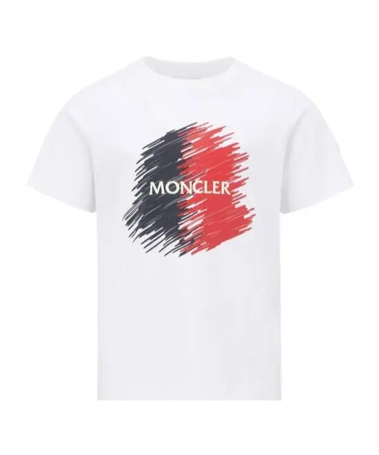 Moncler Logo Motif T-shirt - White