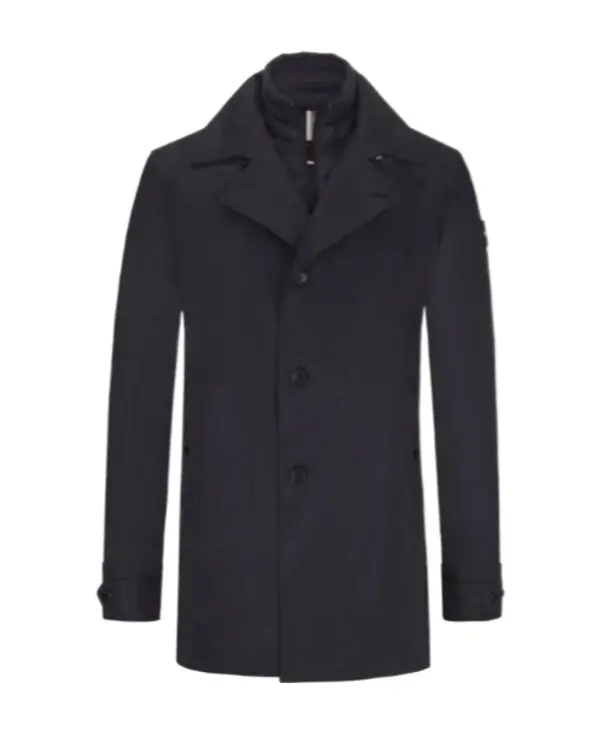 Hugo Boss Long Sleeved Jacket With Lapels And Pockets