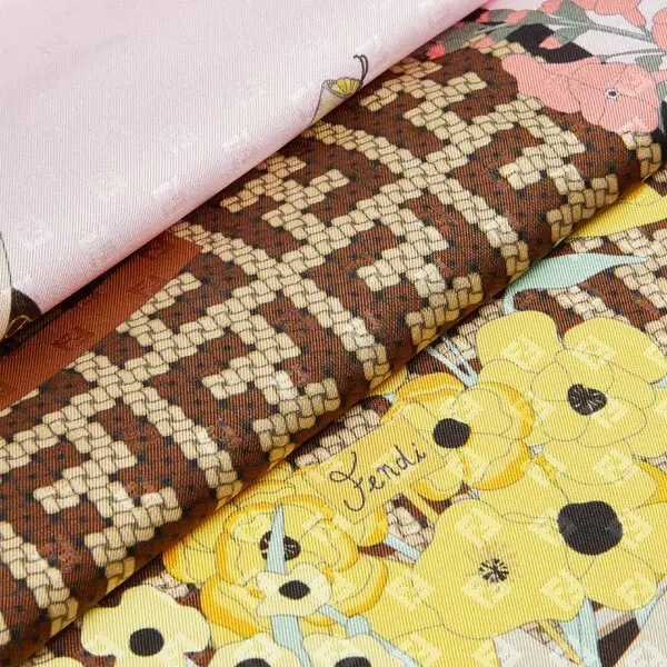 Fendi Gardening Printed Scarf - Multicolor