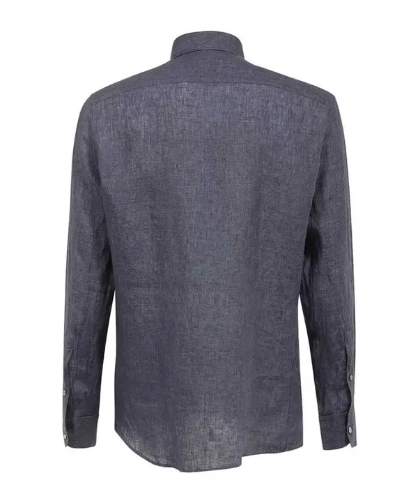 Zegna Long-sleeved Shirt - Gray