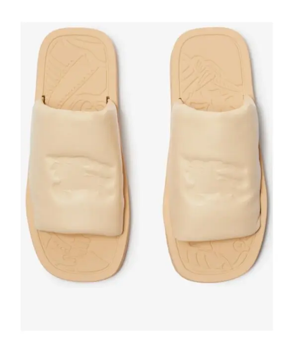 Burberry Equestrian Knight" Padded Slides