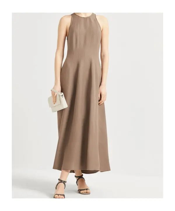 Brunello Cucinelli Sleeveless Crewneck Dress