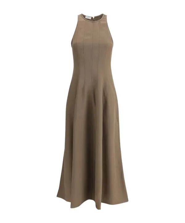Brunello Cucinelli Sleeveless Crewneck Dress