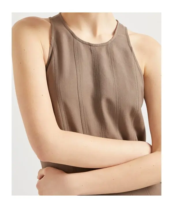 Brunello Cucinelli Sleeveless Crewneck Dress