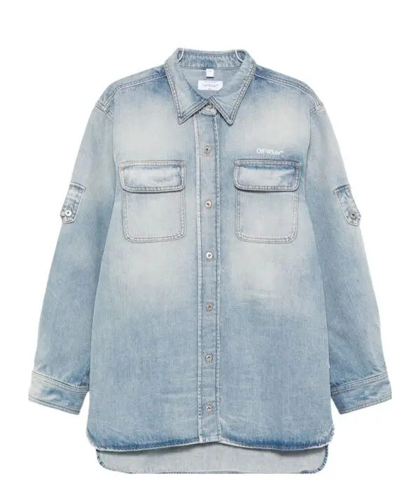 Off-White Arrow Denim Oversized Shirt