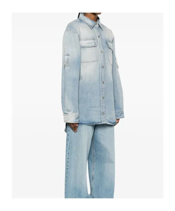 Off-White Arrow Denim Oversized Shirt