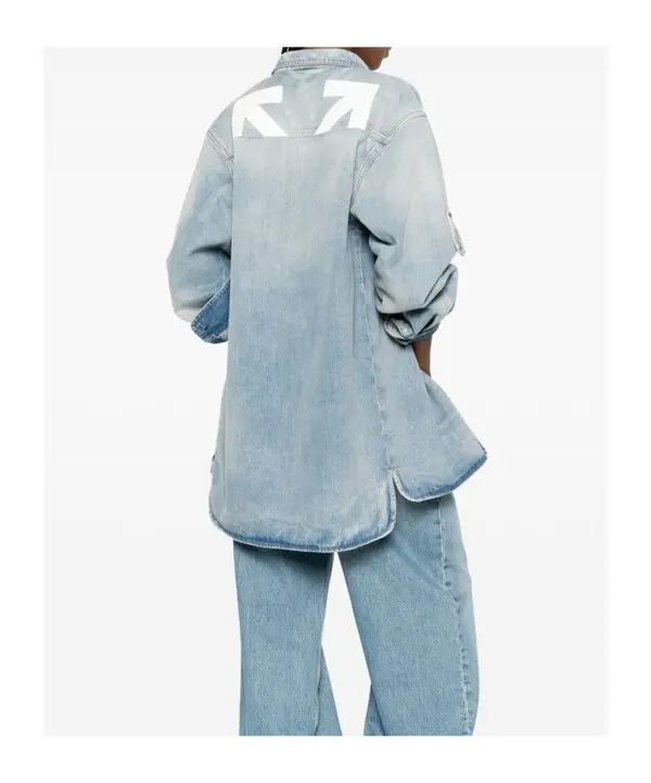 Off-White Arrow Denim Oversized Shirt