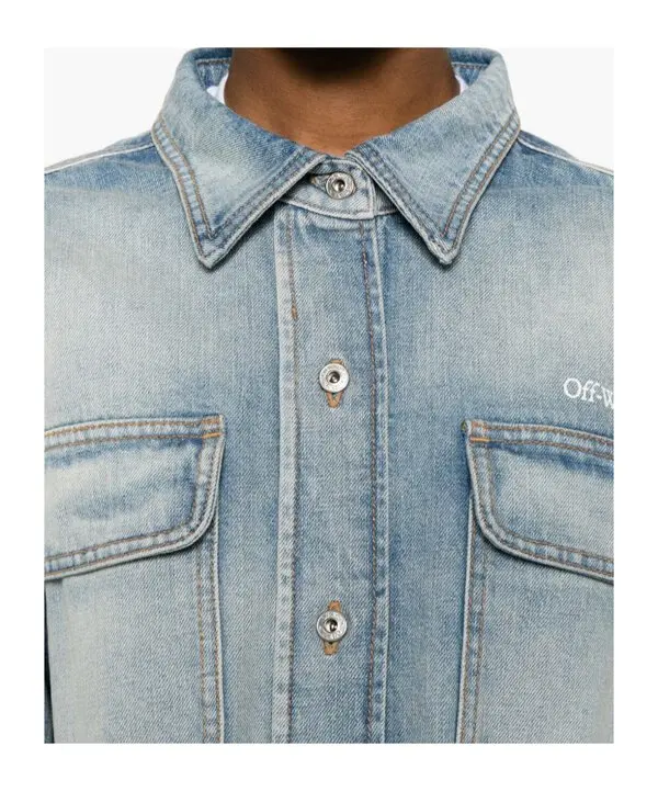 Off-White Arrow Denim Oversized Shirt