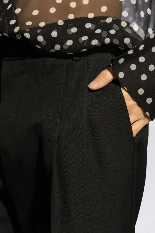 Dolce & Gabbana Pleated Wide-leg Trousers