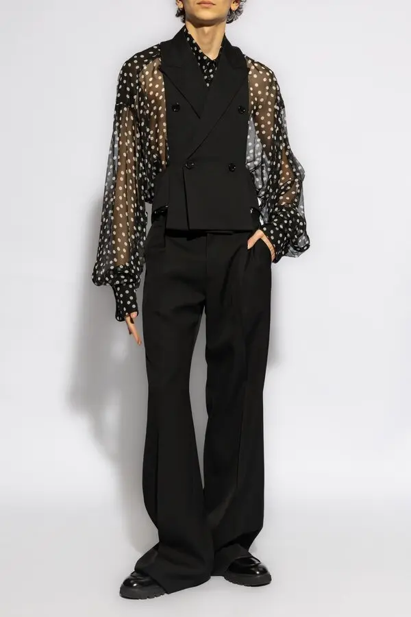 Dolce & Gabbana Pleated Wide-leg Trousers