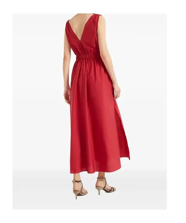 Brunello Cucinelli Belted Midi Dress