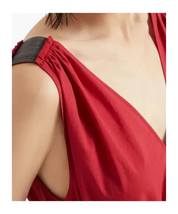 Brunello Cucinelli Belted Midi Dress