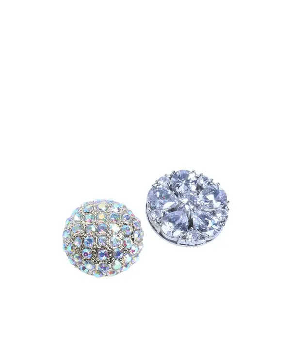 MAISON MARGIELA Embellished Round Earrings