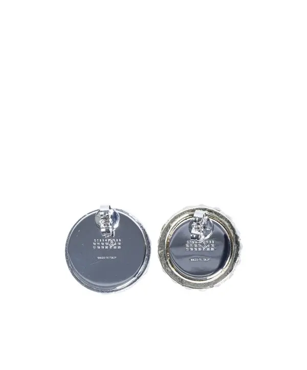 MAISON MARGIELA Embellished Round Earrings