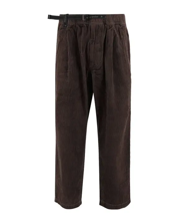 AND WANDER Corduroy Elastic Waist Pants