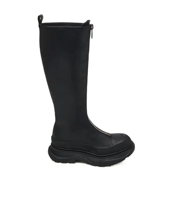 Alexander McQueen Tread Slick Front-zipped Boots