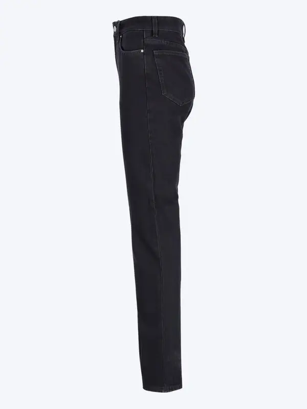 TOTEME Logo-patch Jeans - Black