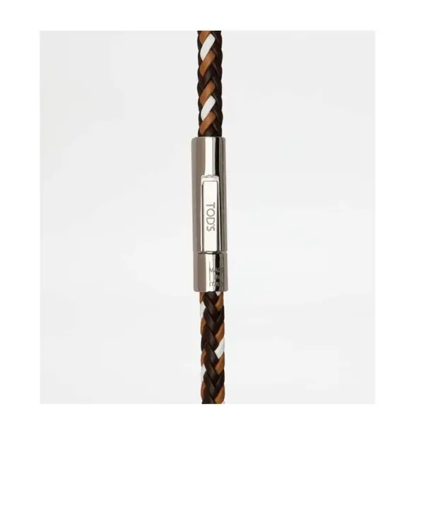 TOD'S My Colors Braided Leather Bracelet - Multicolor