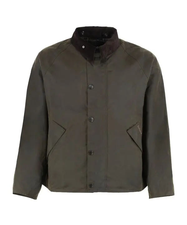 Barbour Corduroy Collar Buttoned Jacket
