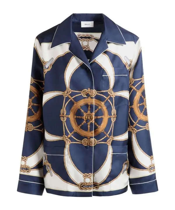 Bally Graphic Printed Button-up Shirt