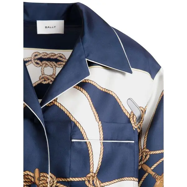 Bally Graphic Printed Button-up Shirt