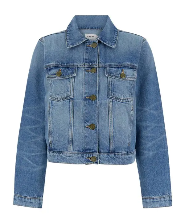 FRAME Long-sleeved Denim Jacket