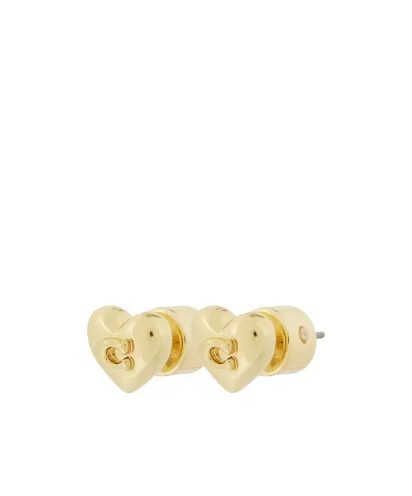 COACH Heart-patterned Earrings - Gold