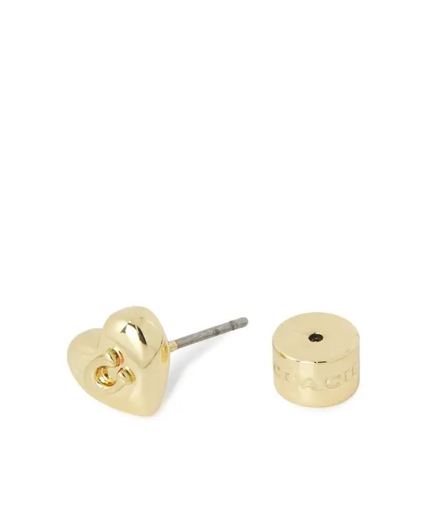 COACH Heart-patterned Earrings - Gold