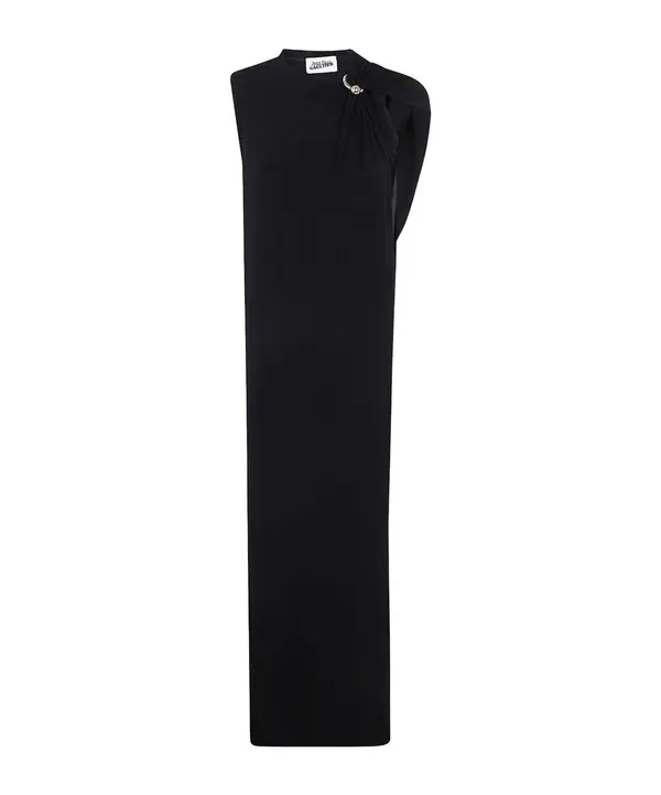 JEAN PAUL GAULTIER Sleeveless Twisted-neckline Maxi Dress