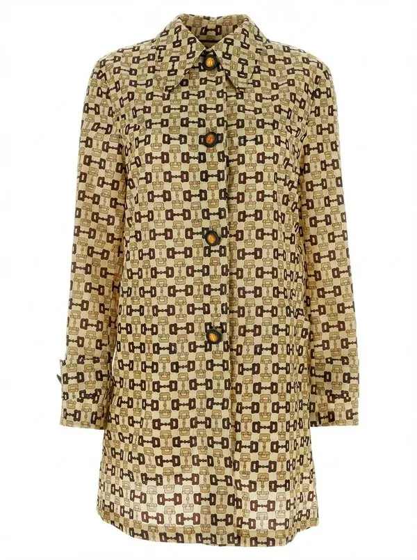 Gucci Graphic Printed Mid-length Coat
