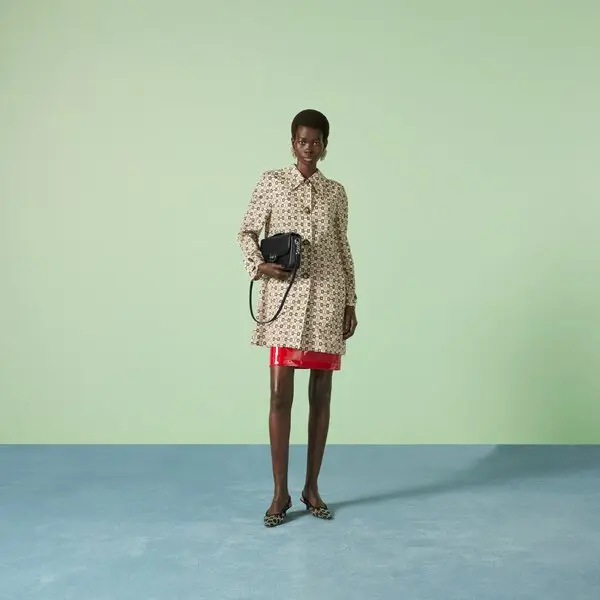Gucci Graphic Printed Mid-length Coat