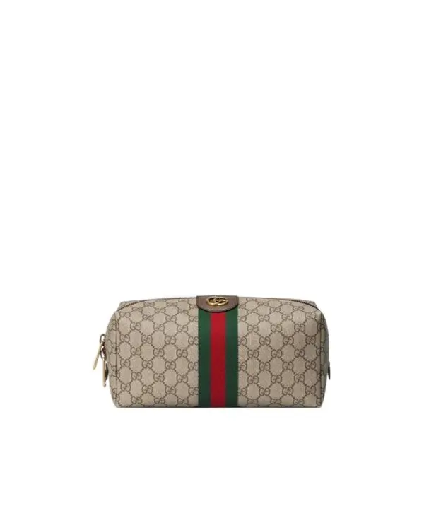 Gucci Ophidia Gg Toiletry Bag - Beige/ebony