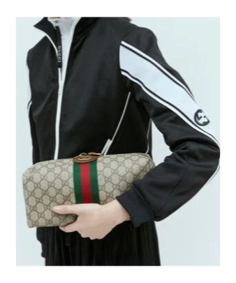 Gucci Ophidia Gg Toiletry Bag - Beige/ebony