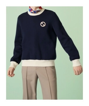 Gucci Logo-patch Long-sleeve Jumper