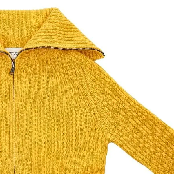 Sportmax Ribbed Knit Sweater With Lapel Collar