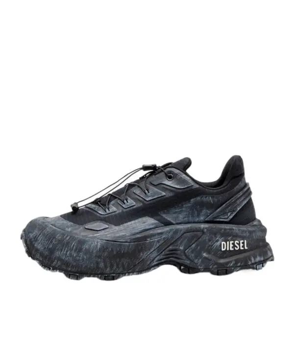 DIESEL® D-cage Low-top Runner Sneakers - Black