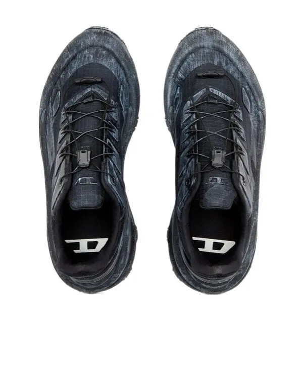 DIESEL® D-cage Low-top Runner Sneakers - Black