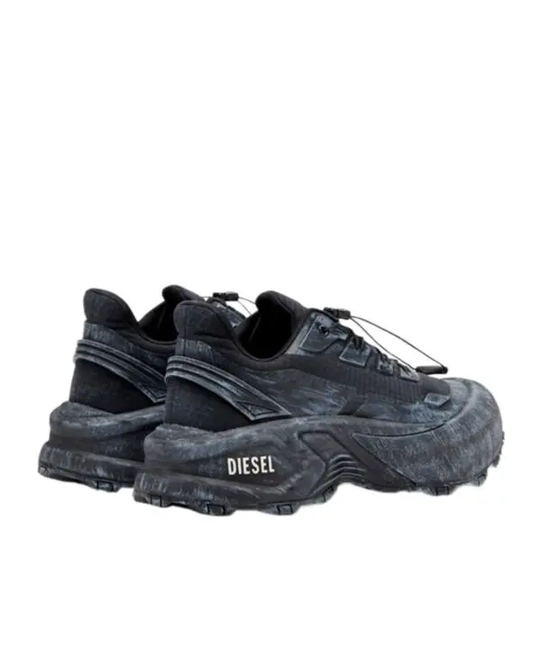 DIESEL® D-cage Low-top Runner Sneakers - Black