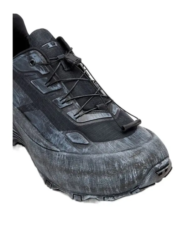 DIESEL® D-cage Low-top Runner Sneakers - Black