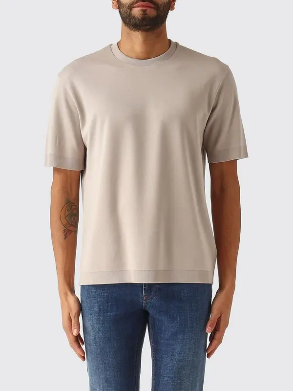 Herno Short-sleeved Crewneck T-shirt - Pink