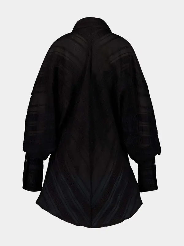 ZEUSDIONE Off-shoulder Shirt With Extended Cuffs