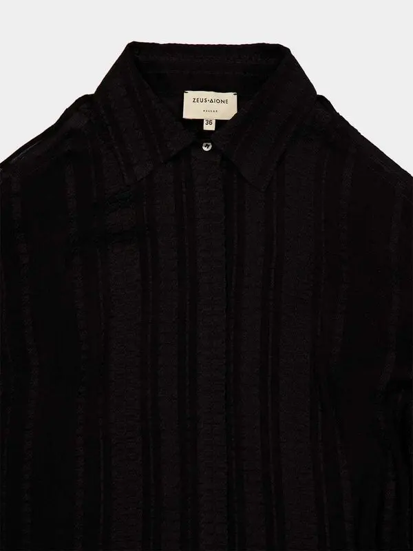 ZEUSDIONE Off-shoulder Shirt With Extended Cuffs