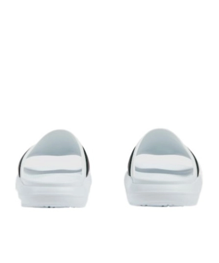 Gucci Web Slide Sandals - White