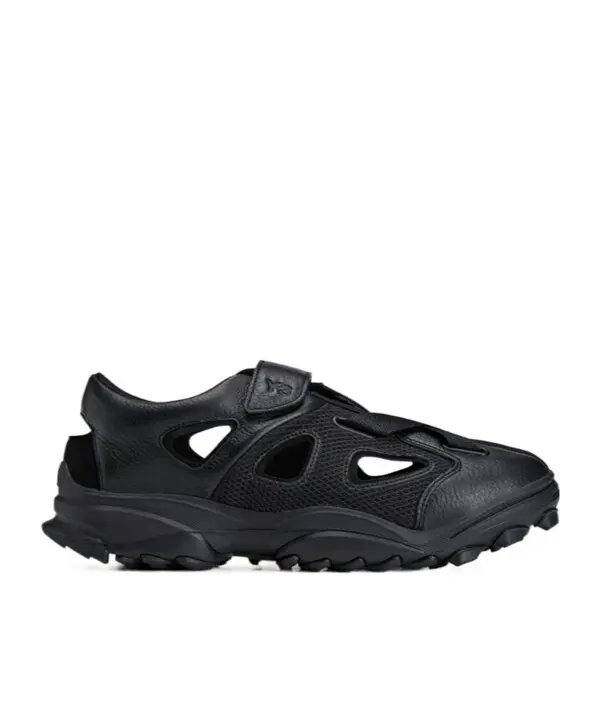 Y3 Gsg Cut-out Sandals With Velcro Closure