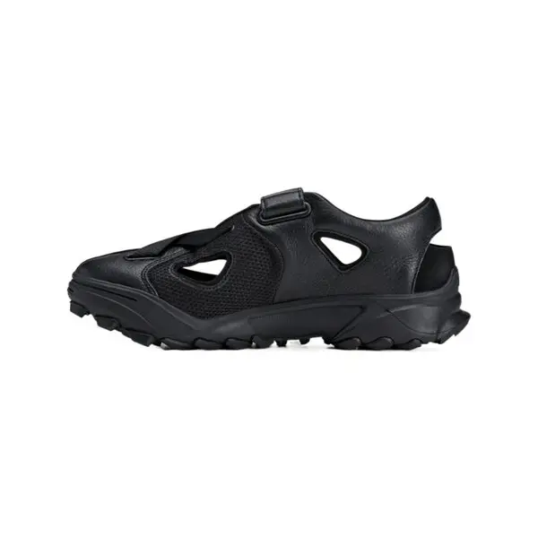 Y3 Gsg Cut-out Sandals With Velcro Closure