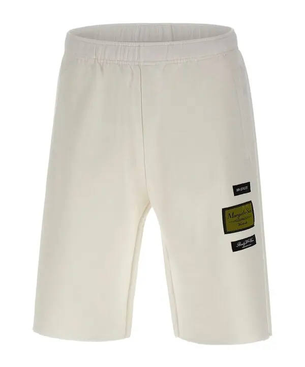 MAISON MARGIELA Patch Detailed Shorts - White